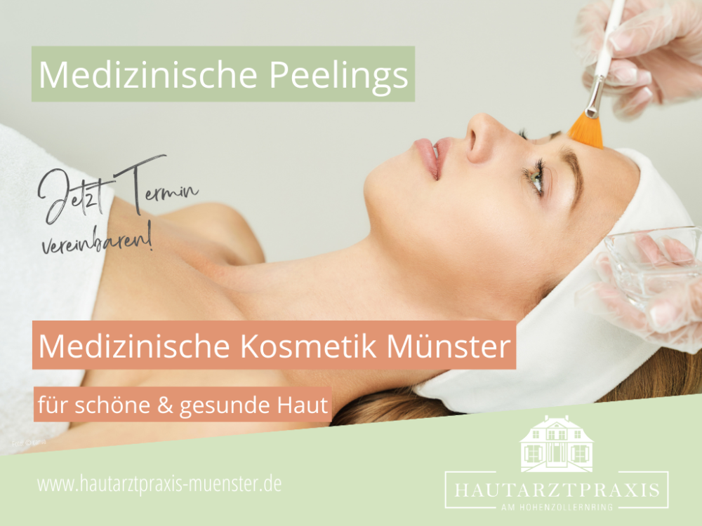 Was macht Peeling mit der Haut? Medizinische Peelings Münster Innenstadt